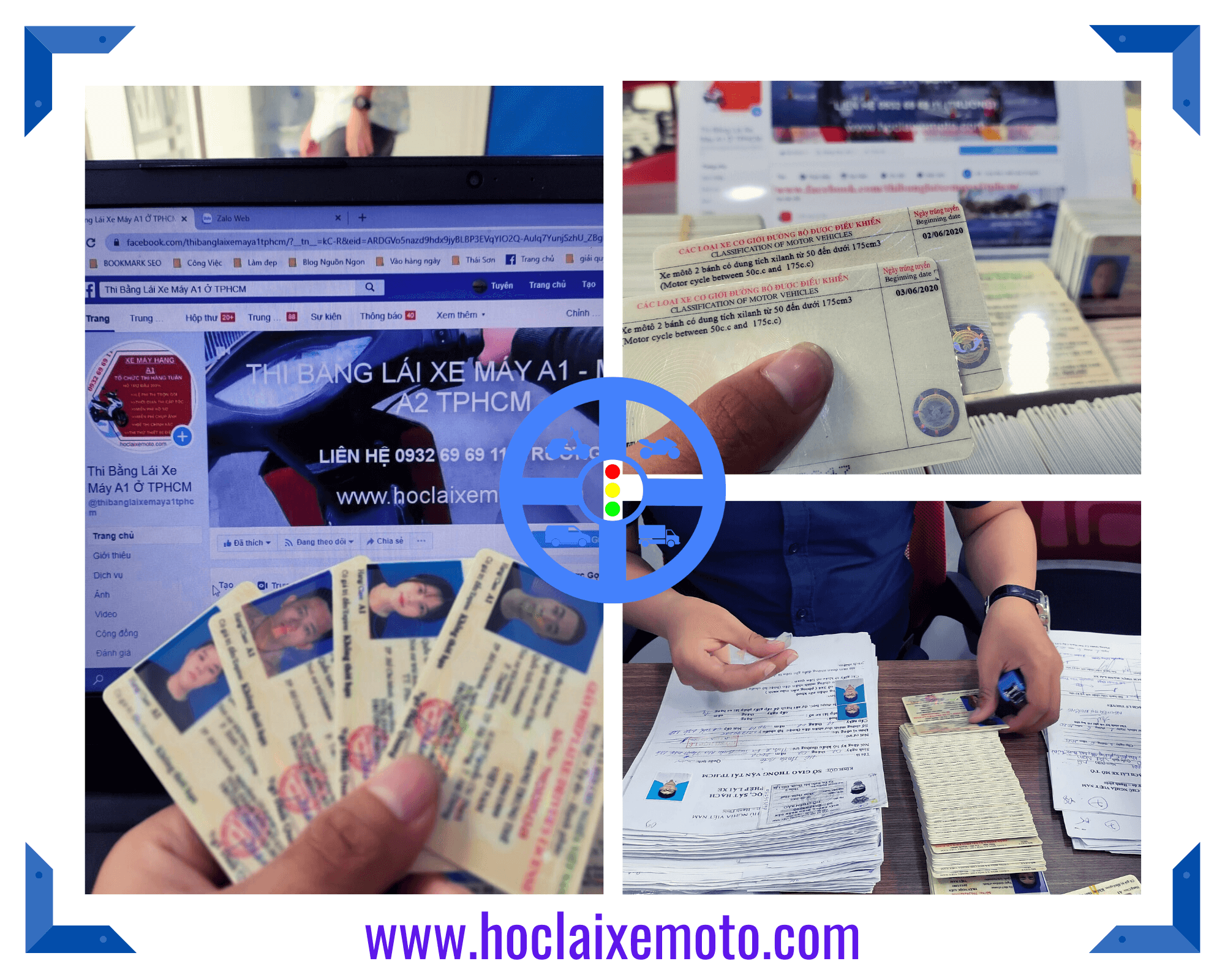 Quy Trình Thi GPLX A1 Tại Trường Học Lái Xe Mô Tô TPHCM